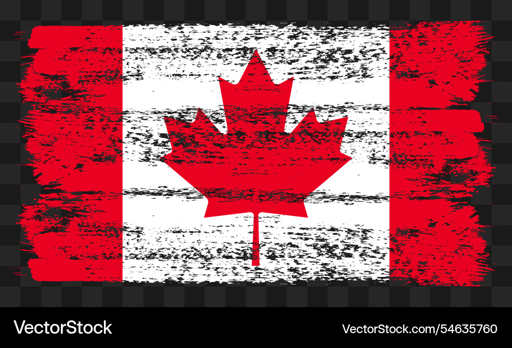 Distressed Canada Flag Vector Images (69)