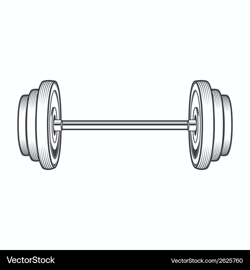 Dumbbell Royalty Free Vector Image - VectorStock