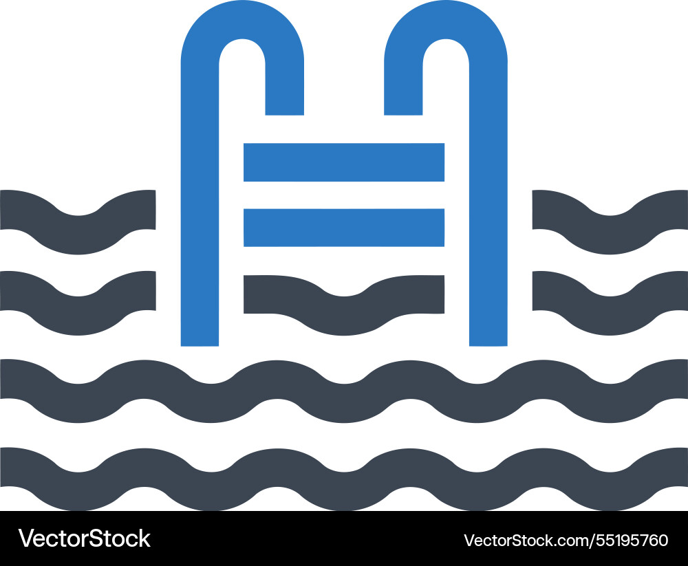 Swimming pool icon Royalty Free Vector Image - VectorStock