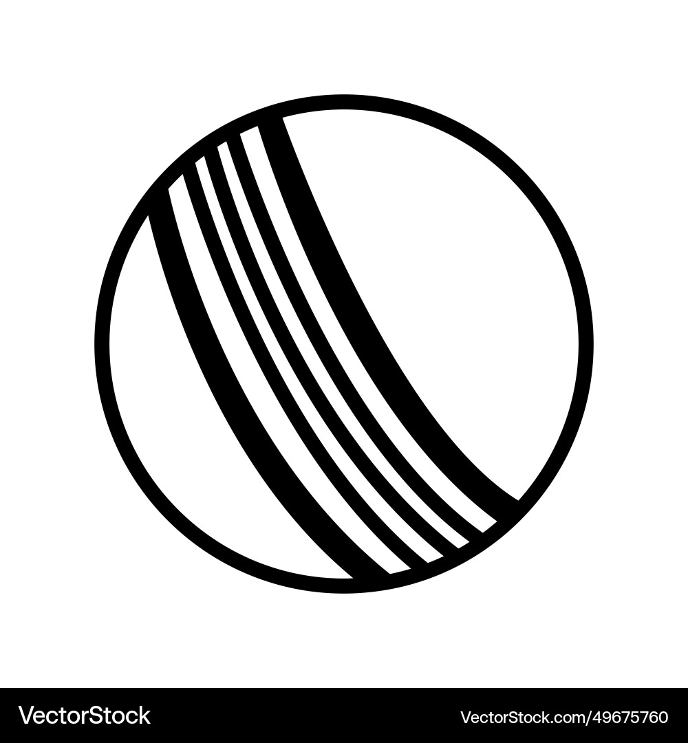 Tennis ball line icon logo Royalty Free Vector Image