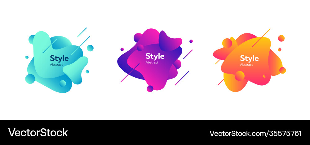 Creative badges set for banner Royalty Free Vector Image
