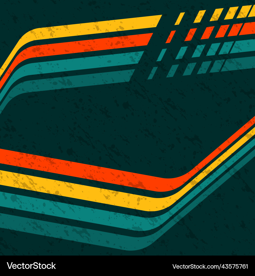 Retro Wallpaper Lines Vector