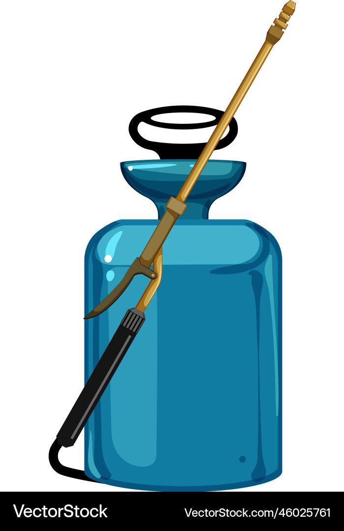 Spray garden sprayer cartoon Royalty Free Vector Image