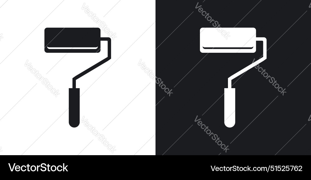 Paint roller icon Royalty Free Vector Image - VectorStock
