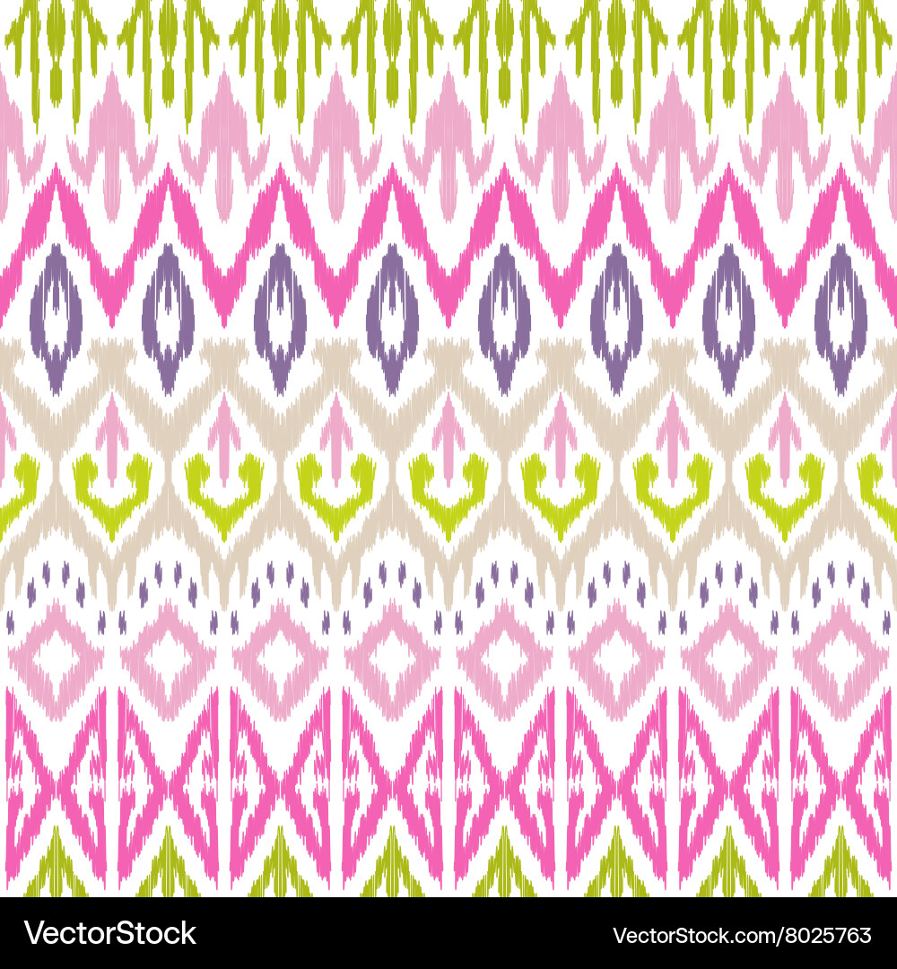 Ikat pattern Royalty Free Vector Image - VectorStock