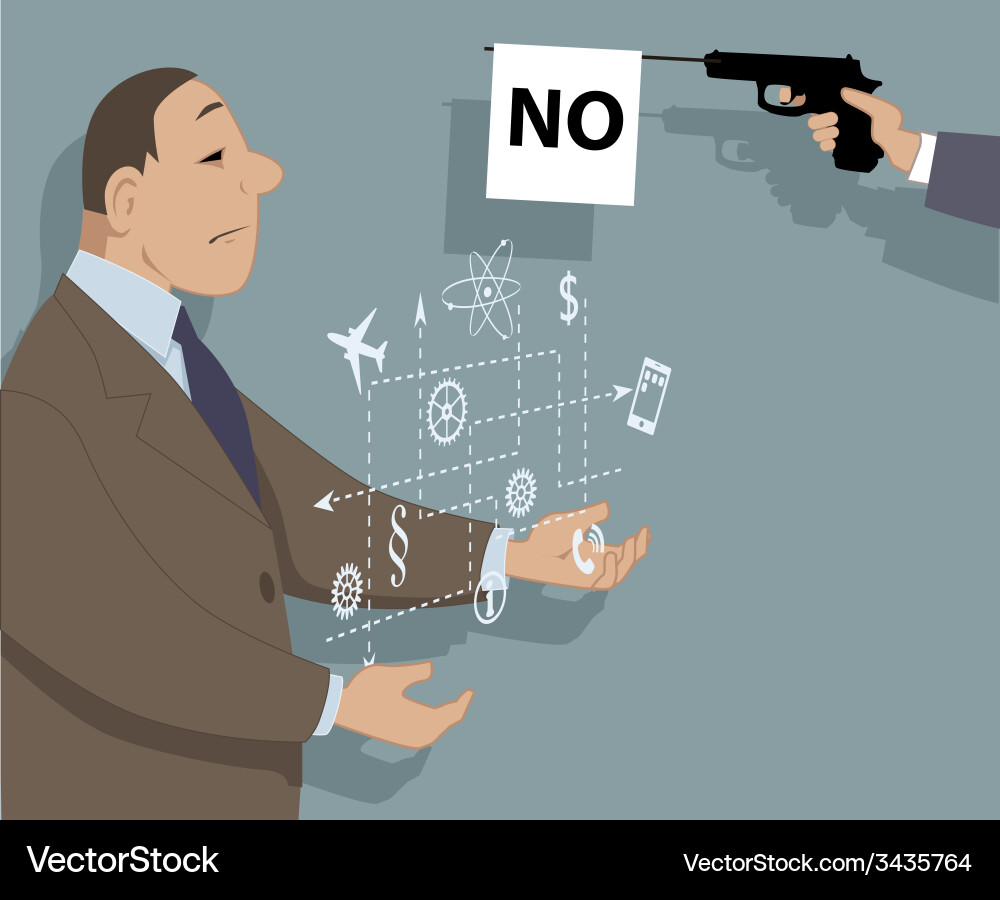 Innovation and rejection Royalty Free Vector Image