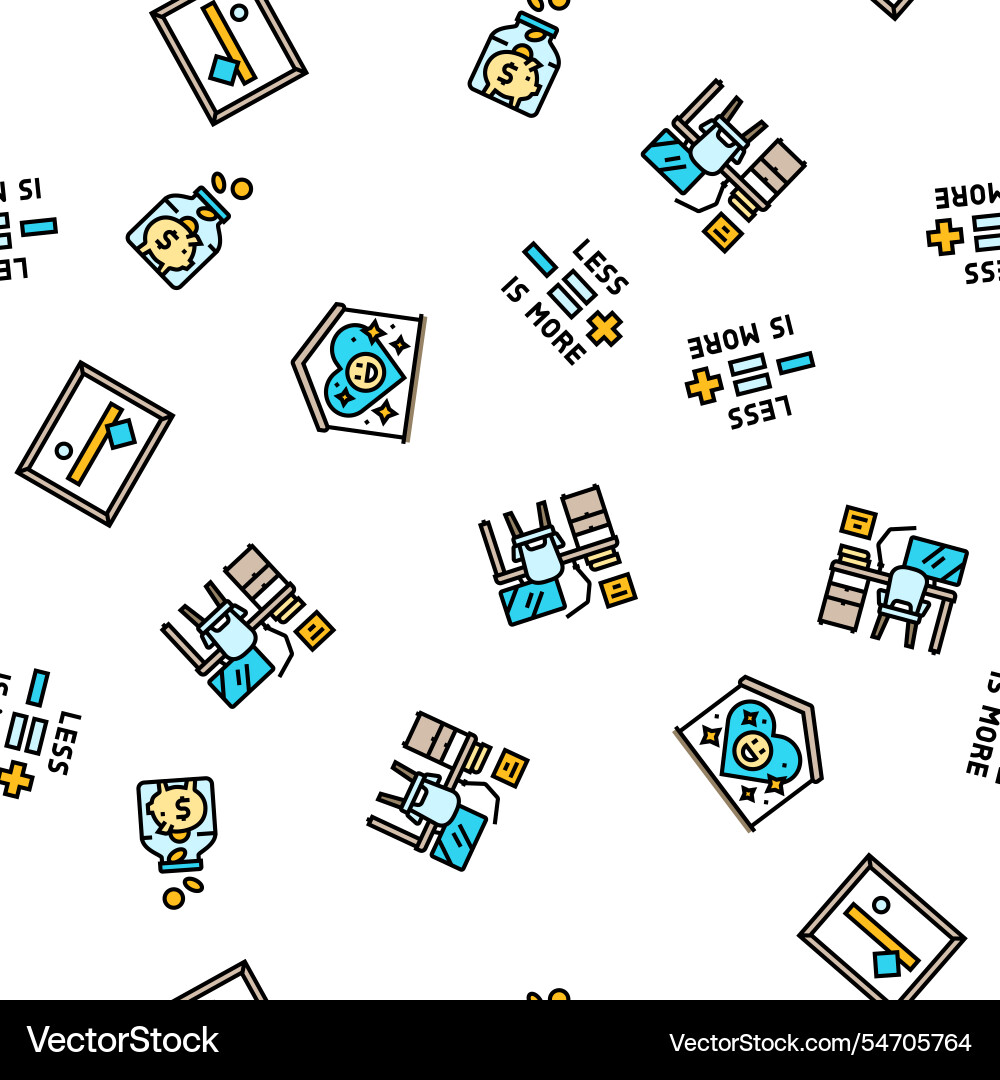 Minimalist mind man person seamless pattern Vector Image