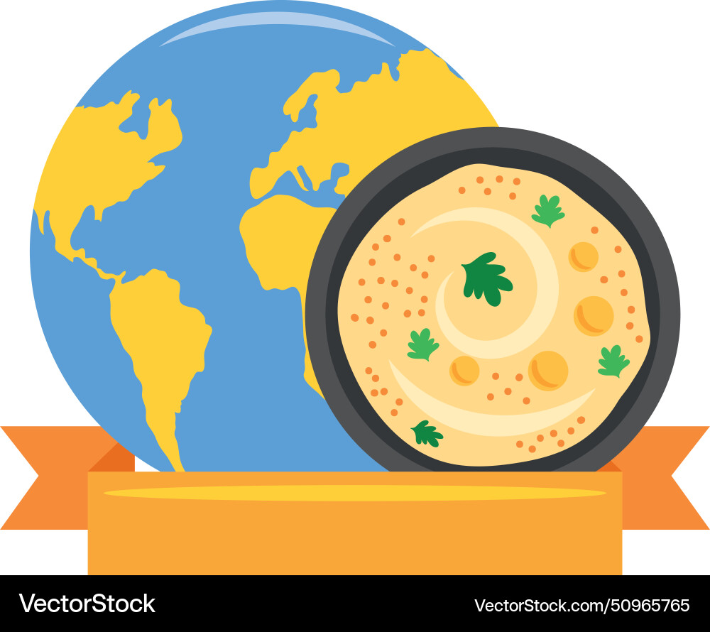 Hummus day international Royalty Free Vector Image