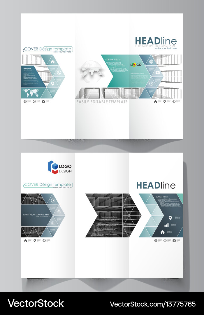 Modern Business Templates - HD Format Royalty Free Vector