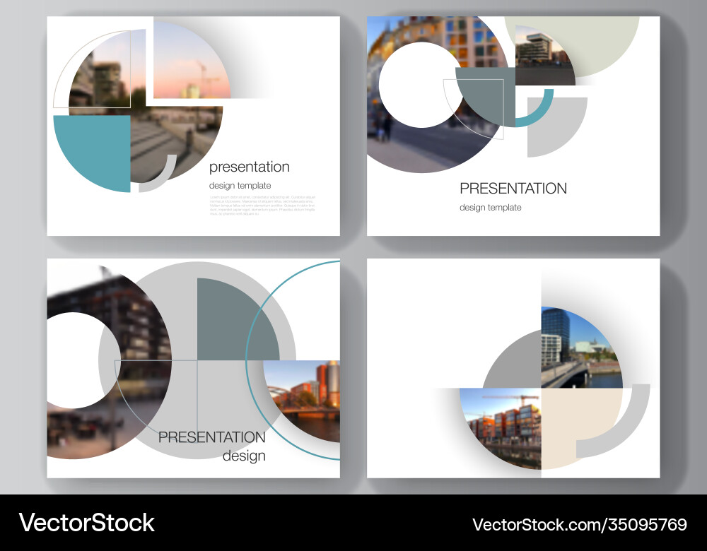 Layout presentation slides design Royalty Free Vector Image