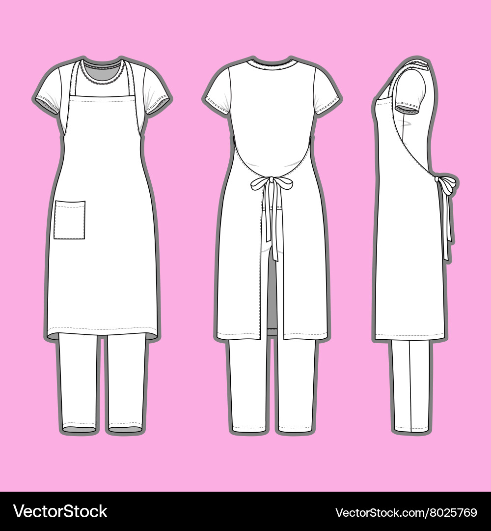 Womens clothing set Royalty Free Vector Image - VectorStock