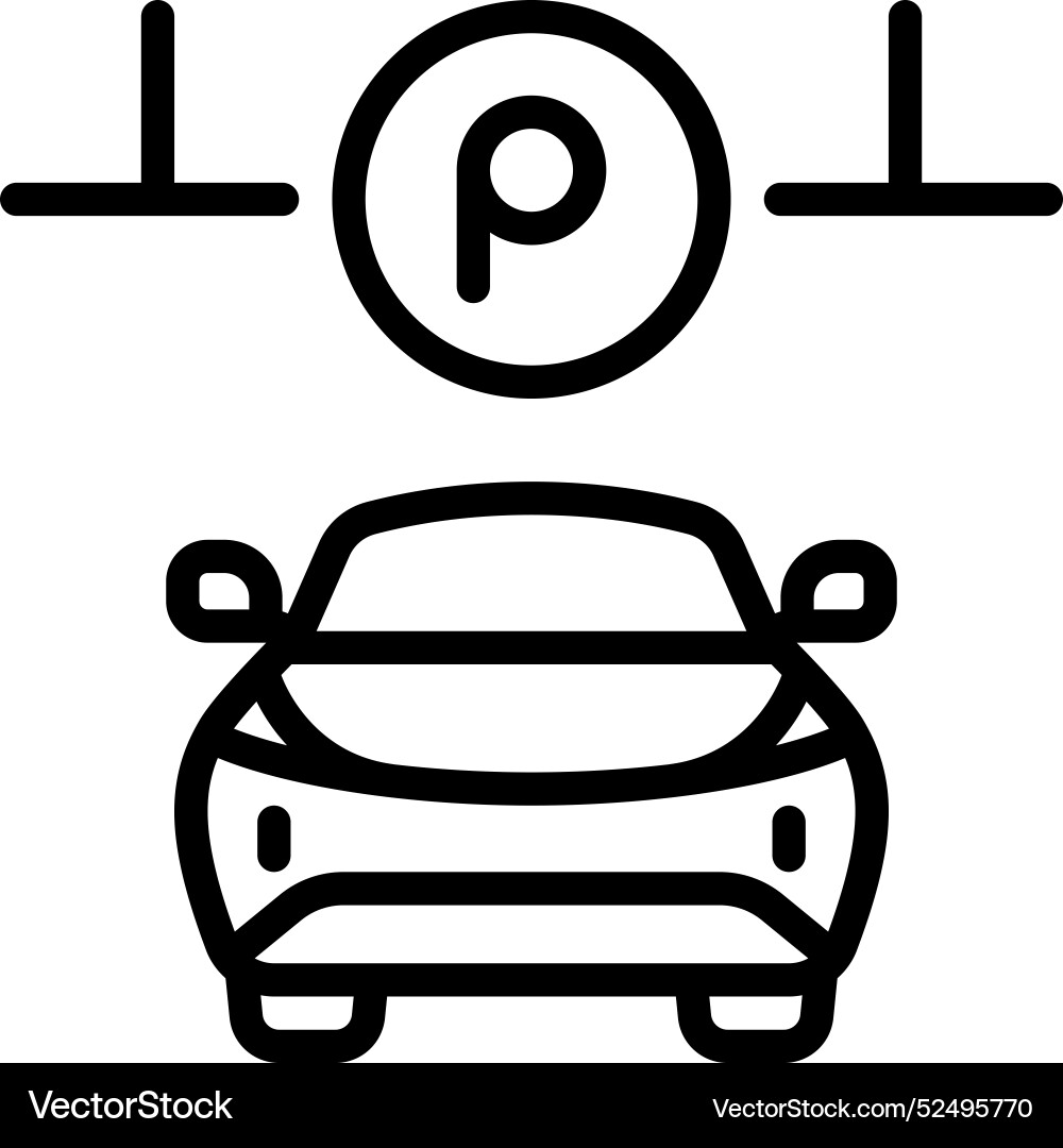 Parking Royalty Free Vector Image - VectorStock