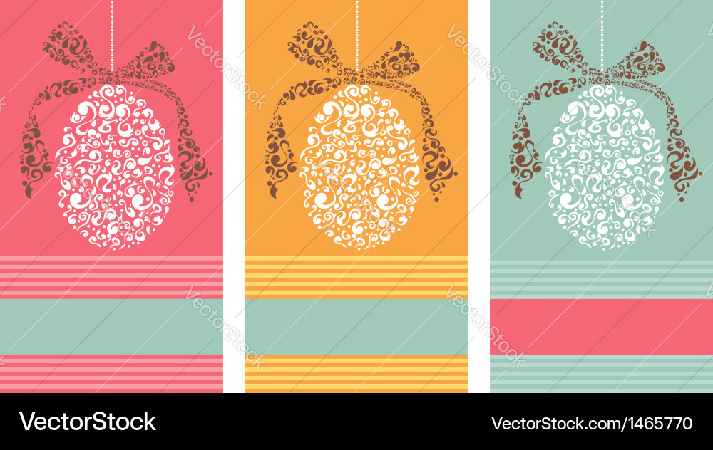 Tribal easter eggs background set Royalty Free Vector Image