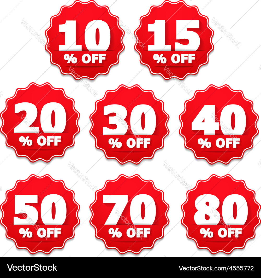 Stickers Royalty Free Vector Image - VectorStock