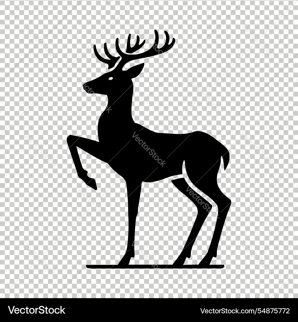 Whitetail deer Royalty Free Vector Image - VectorStock