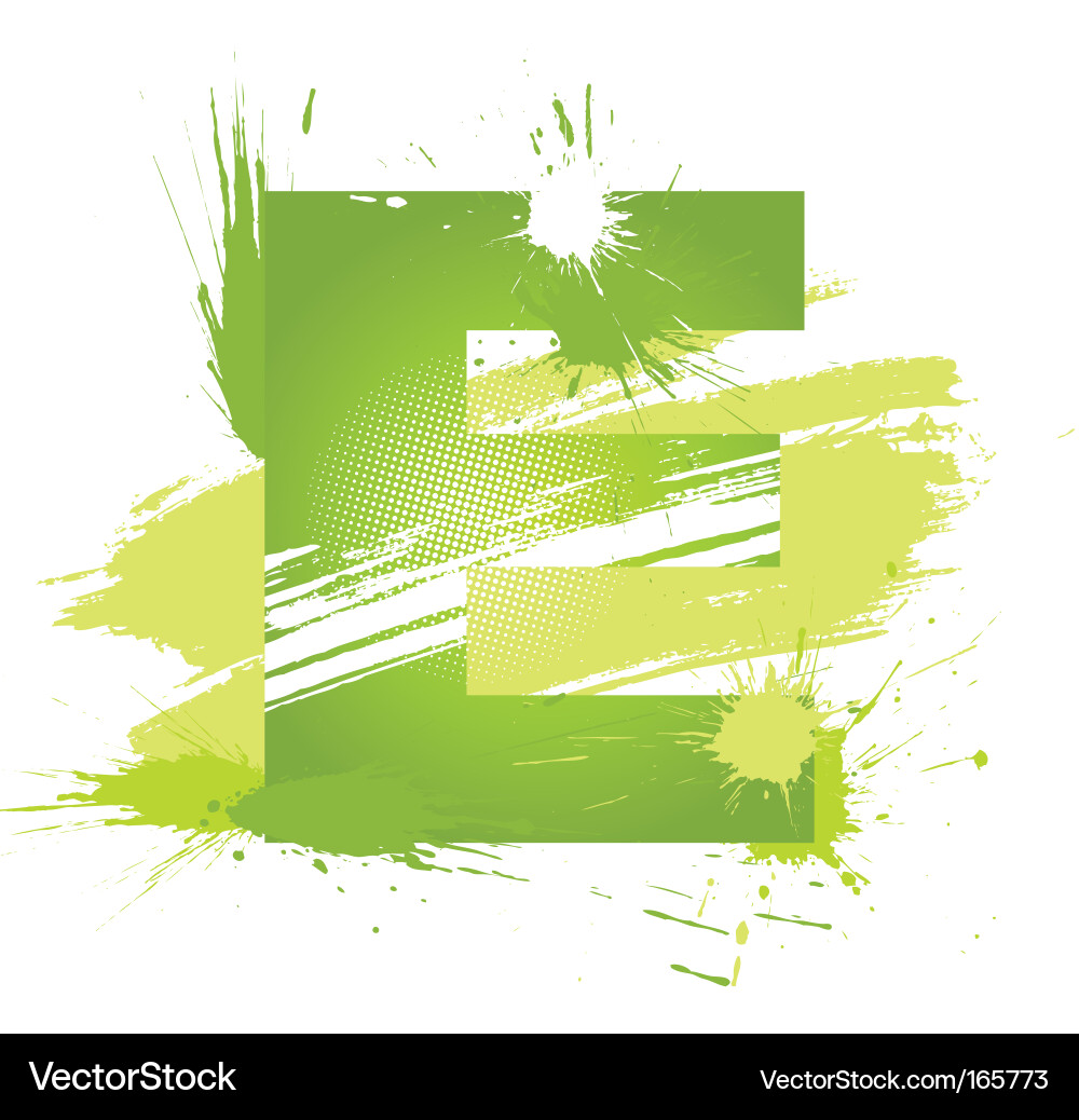 Letter e background Royalty Free Vector Image - VectorStock