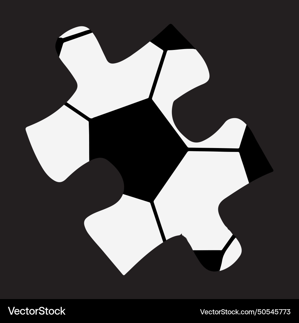 Soccer autism awareness awesome Royalty Free Vector Image