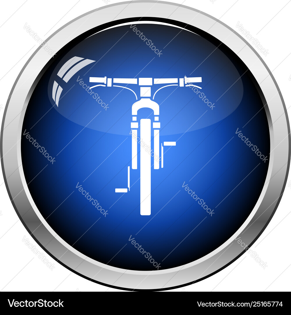 Bike icon front view Royalty Free Vector Image