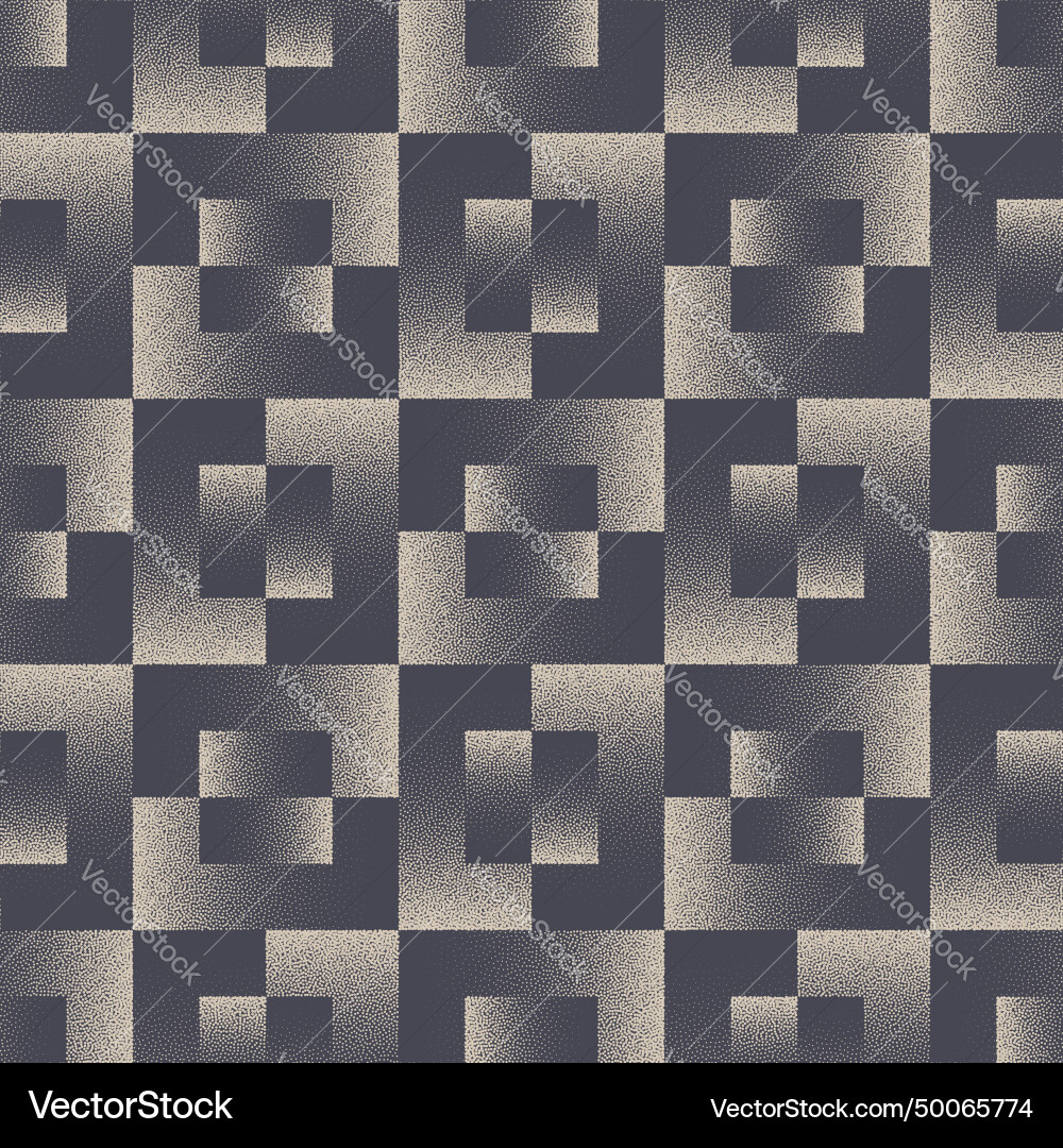 Luxury geometric seamless pattern trend dot work Vector Image