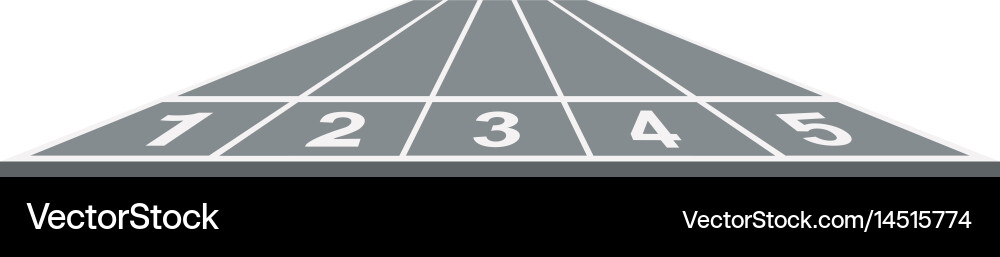 Running track Royalty Free Vector Image - VectorStock