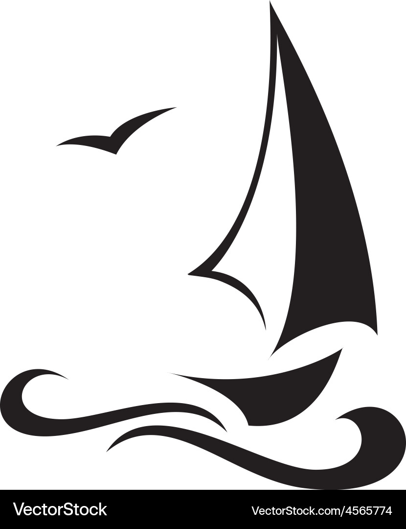 Ship logo sign Royalty Free Vector Image - VectorStock