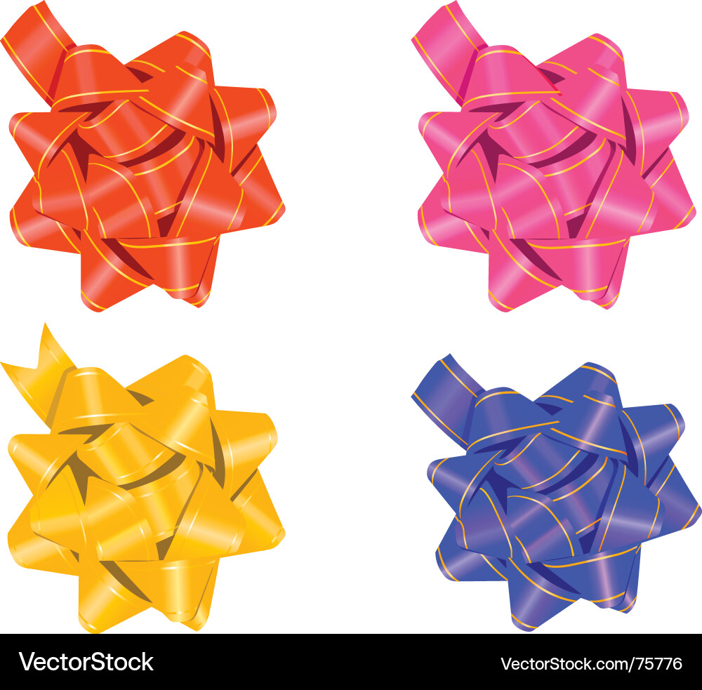 Bow Royalty Free Vector Image - VectorStock