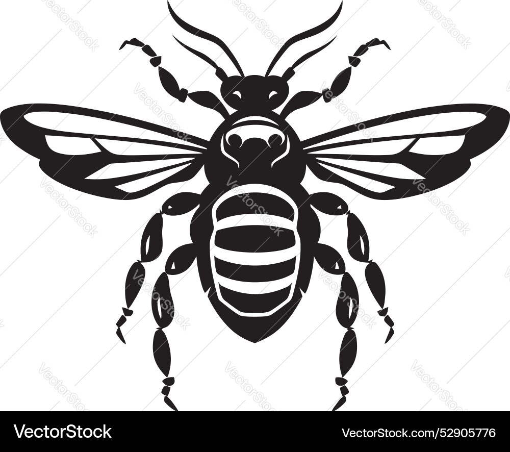 Emblematic insect excellence mascot symbol Vector Image