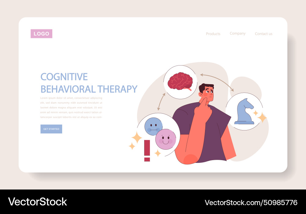 Mindful pathways concept Royalty Free Vector Image