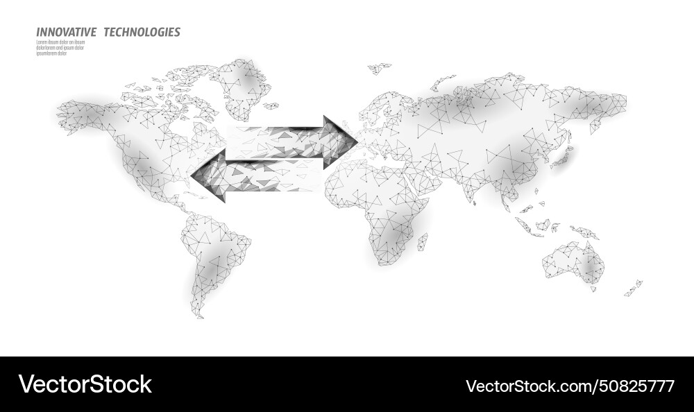 World global unity business concept together Vector Image