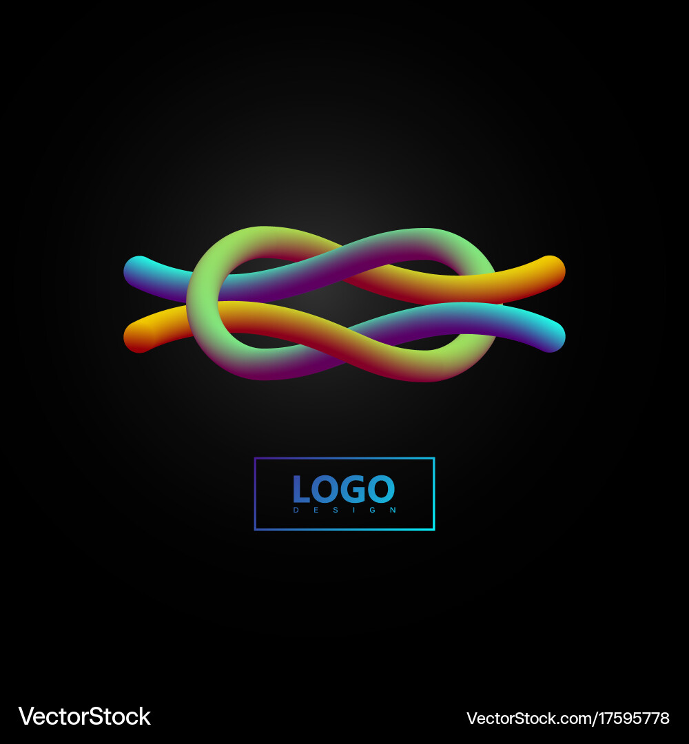 Gradient shape logo Royalty Free Vector Image - VectorStock