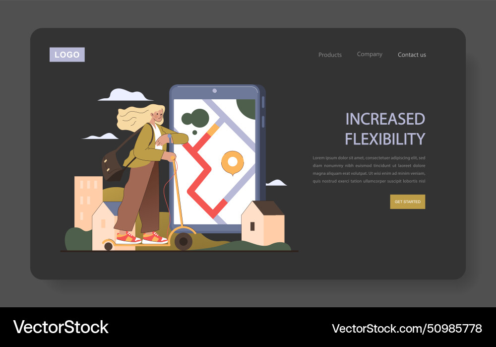 Increased flexibility concept Royalty Free Vector Image