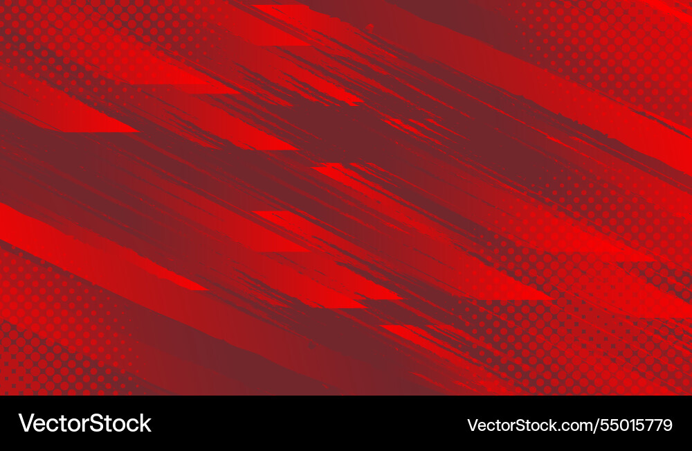 Abstract red background with halftone effect Vector Image
