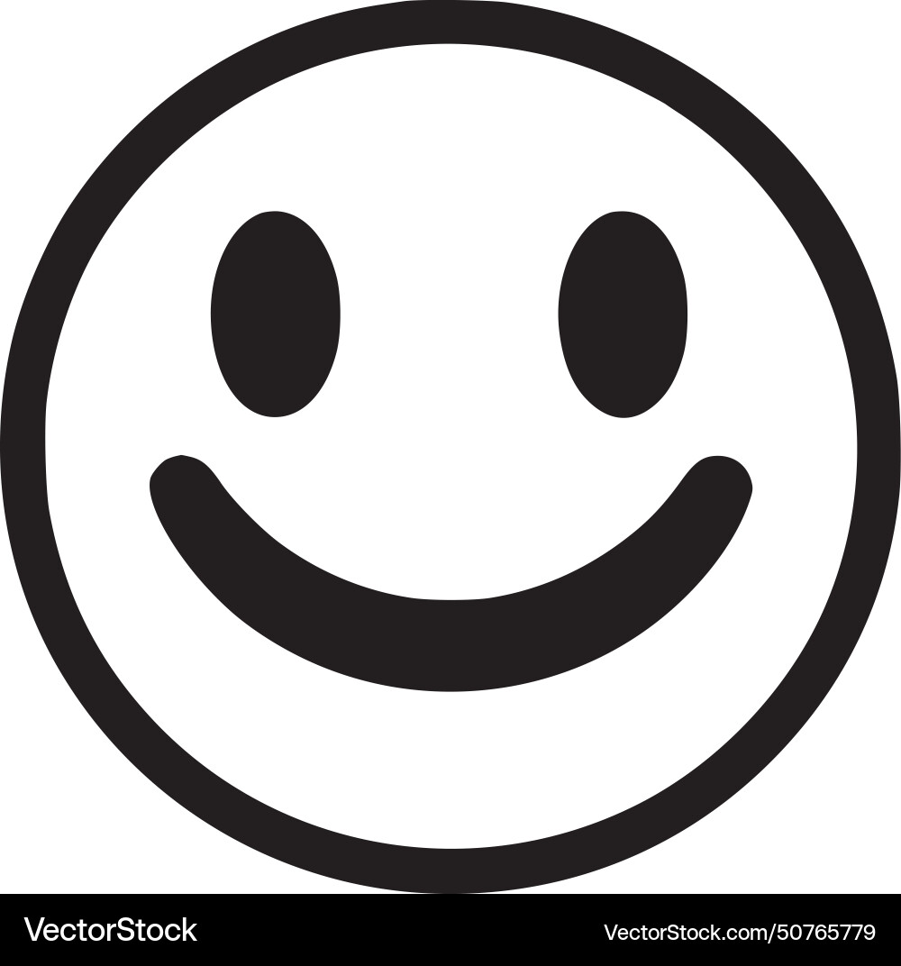 Smiley face - high quality logo ideal Royalty Free Vector