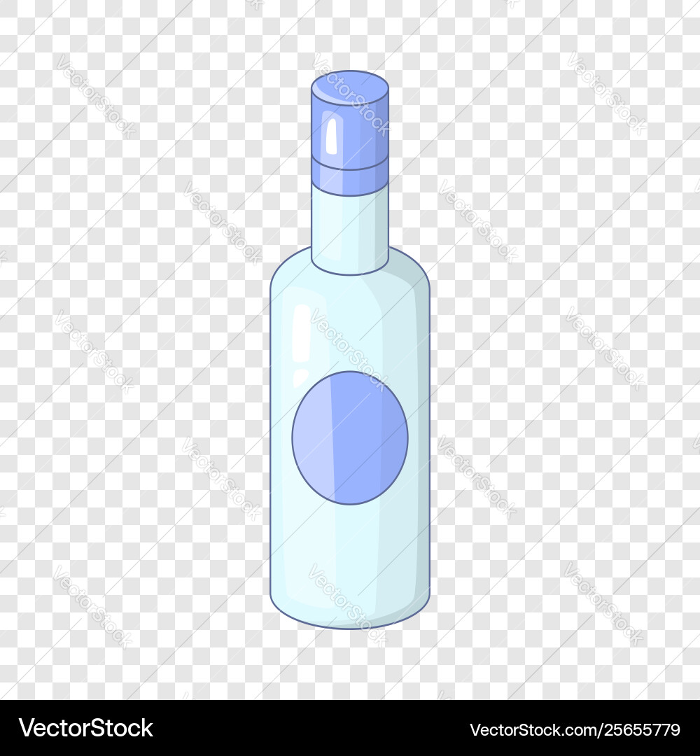 Vodka Symbol Cartoon Stil Lizenzfreies Vektorbild