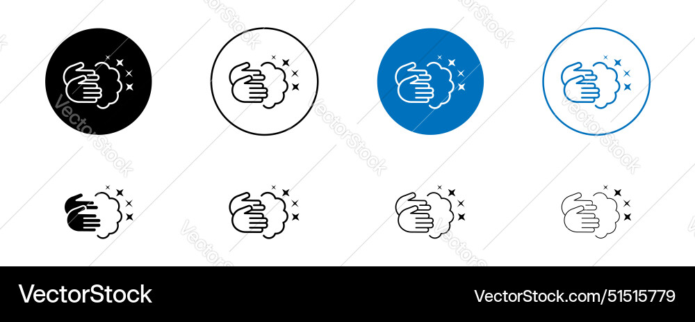 Wash your hands icon Royalty Free Vector Image