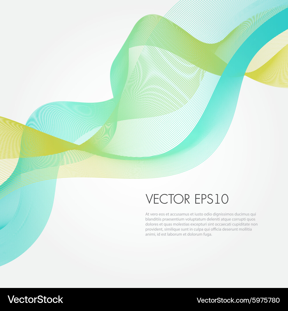 Abstract wave Royalty Free Vector Image - VectorStock