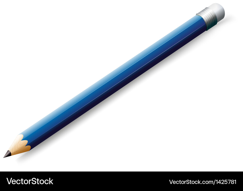 A pencil Royalty Free Vector Image - VectorStock
