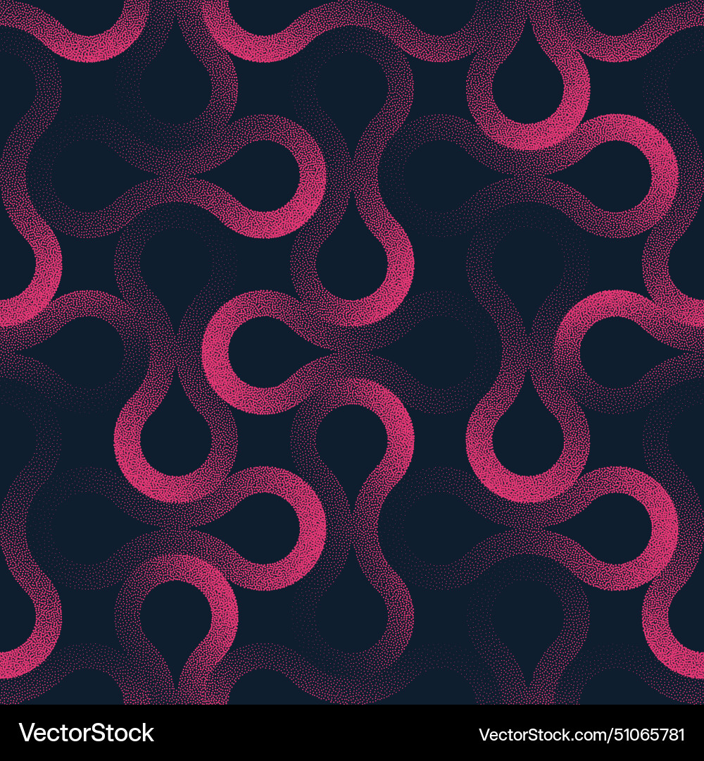 Curved lines fashion seamless pattern trendy Vector Image