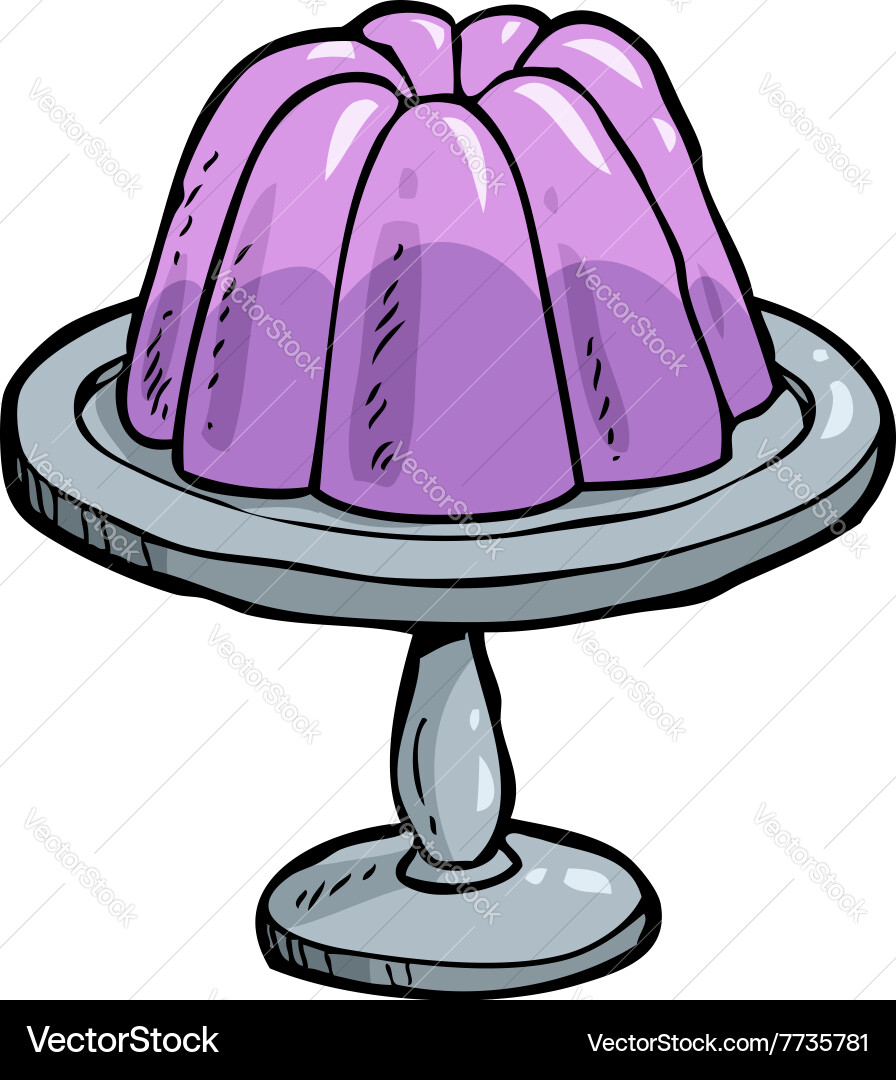 Purple jelly Royalty Free Vector Image - VectorStock