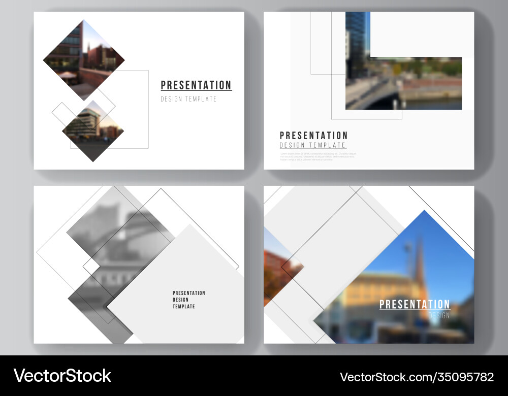 Layout presentation slides design Royalty Free Vector Image