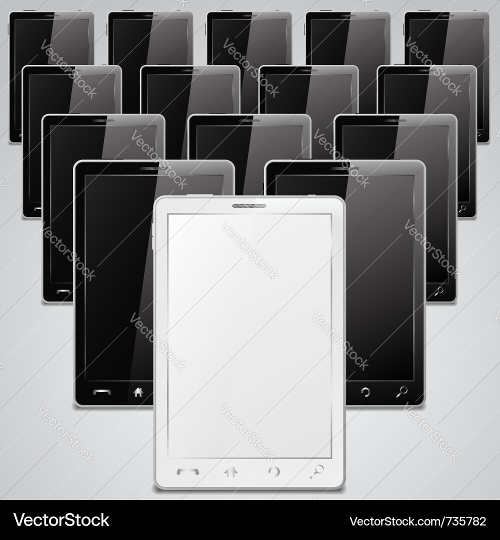 Mobile phones Royalty Free Vector Image - VectorStock