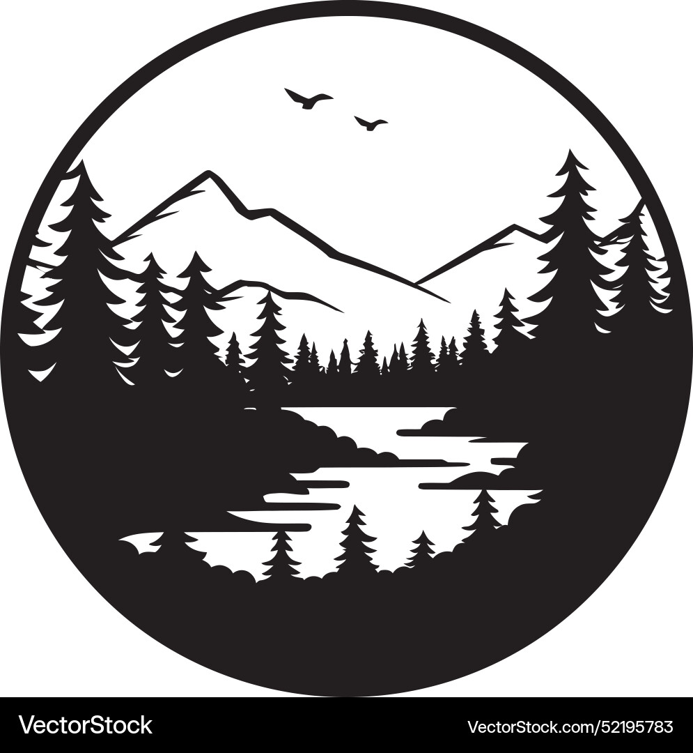 Forest canopies the world above trees Royalty Free Vector