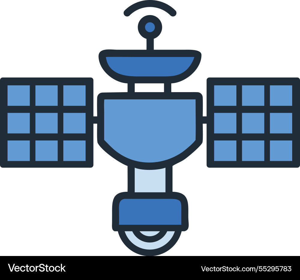 Space station icon Royalty Free Vector Image - VectorStock