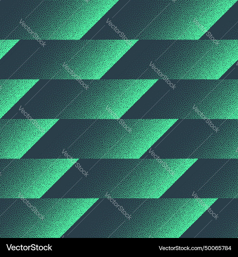 Turquoise dynamic speed lines seamless pattern Vector Image