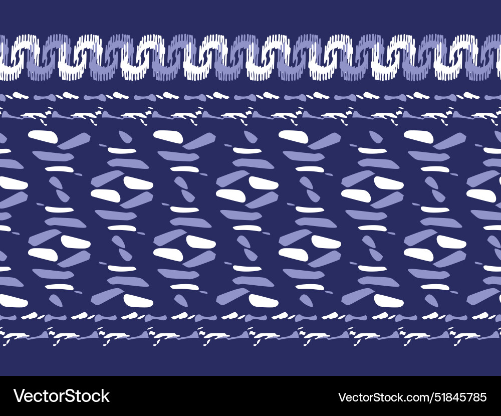 Indigo blue to dye effect abstract seamless Vector Image