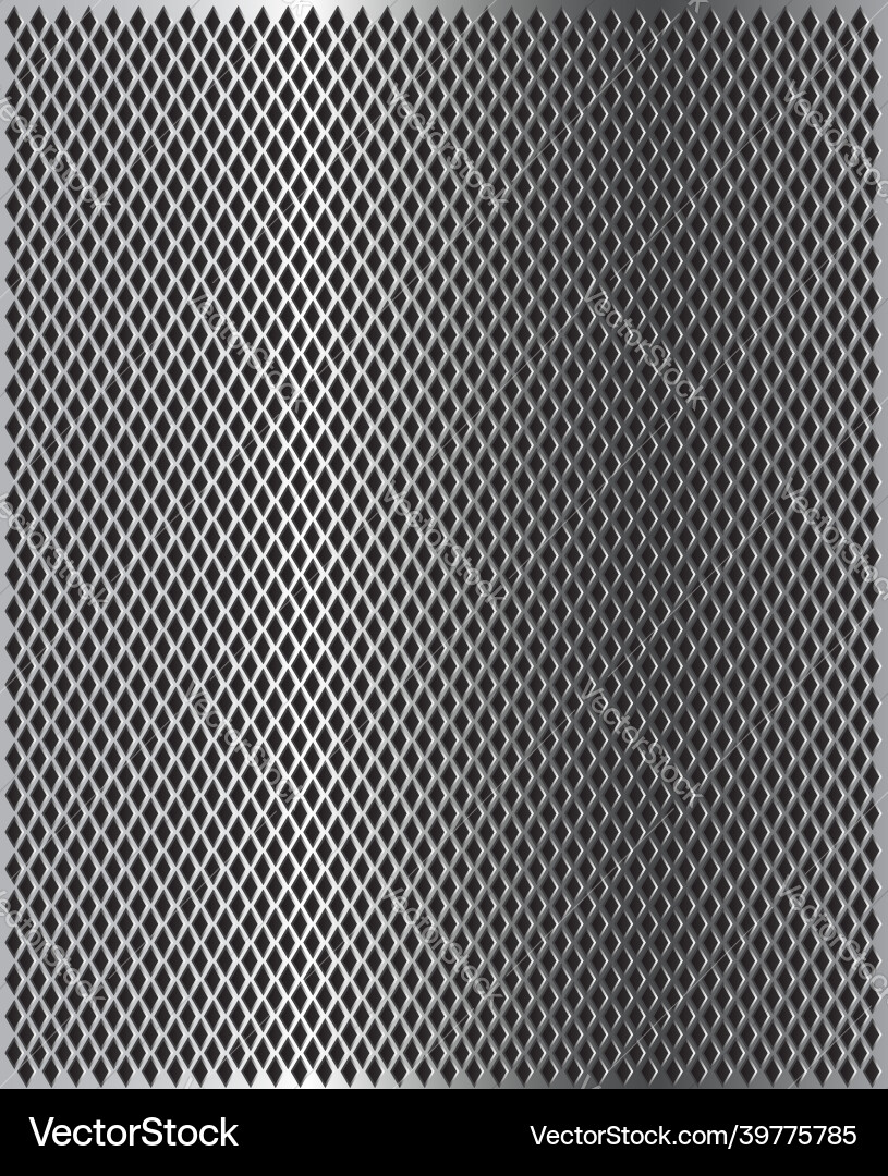 Shiny metal grill texture Royalty Free Vector Image