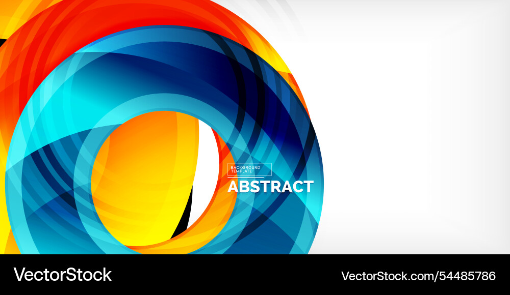 Circles round elements ring shapes premium Vector Image