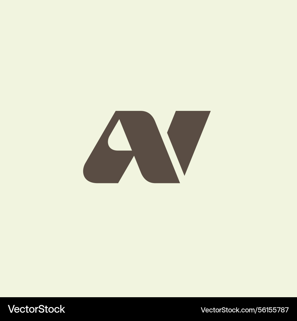 Monogram letters av Royalty Free Vector Image - VectorStock