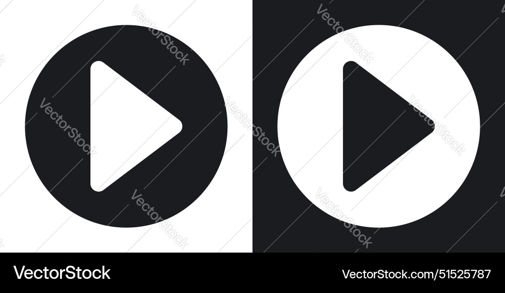 Play icon Royalty Free Vector Image - VectorStock