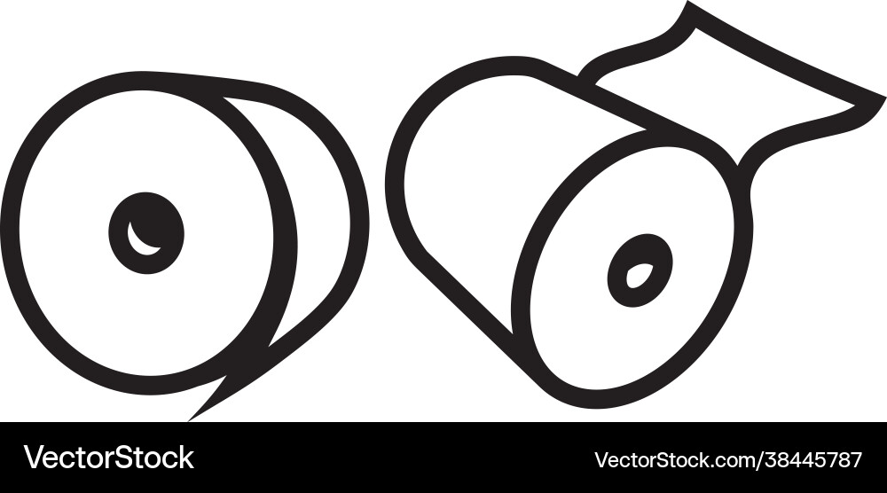 Toilet paper Royalty Free Vector Image - VectorStock